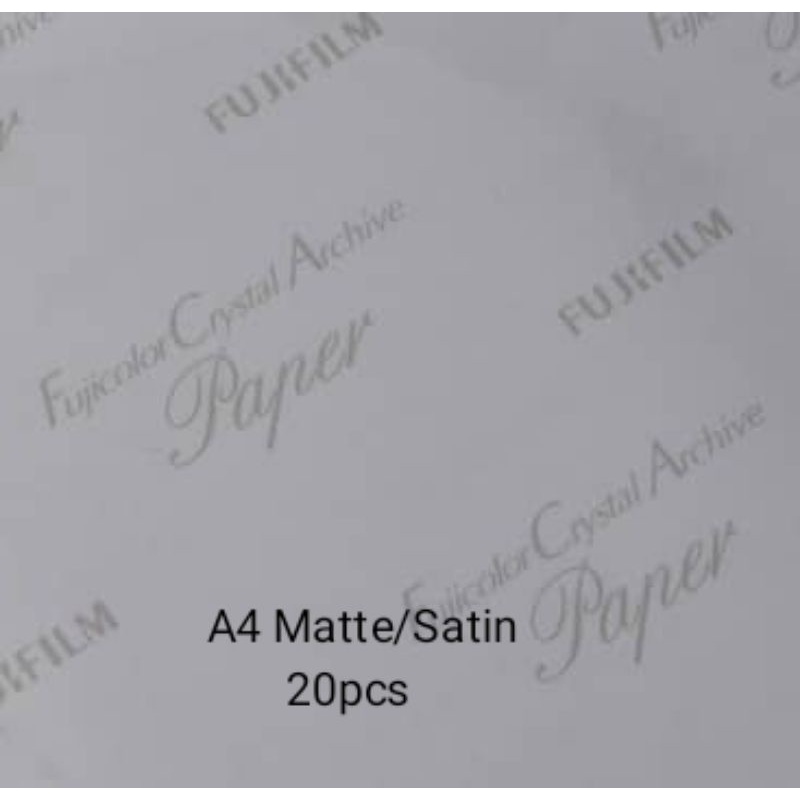 FUJIFILM 3R/4R/5R/6R/8R/8RW/A4/A3 RC Glossy/Matte Photo Paper 260gsm ...