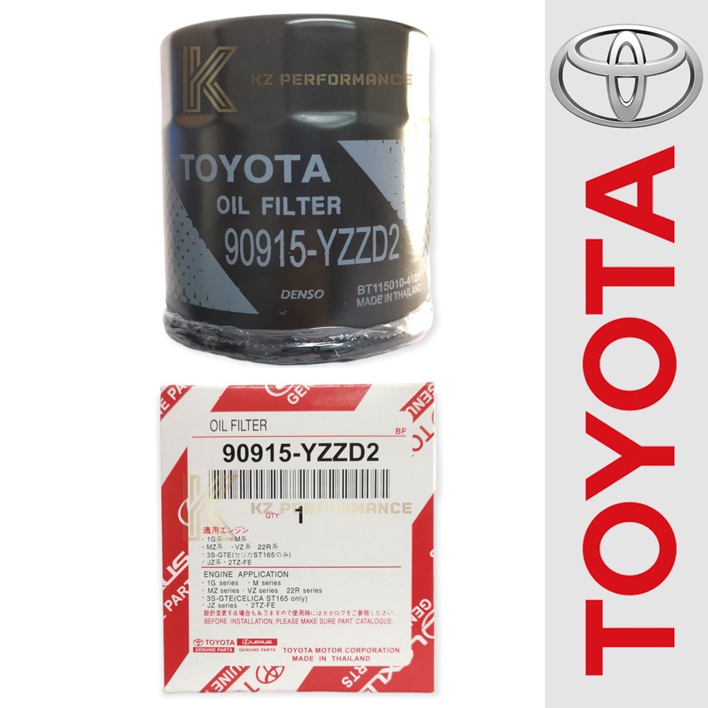 Toyota Oil Filter (90915-YZZD2) Hilux Innova Fortuner Hiace Estima ...