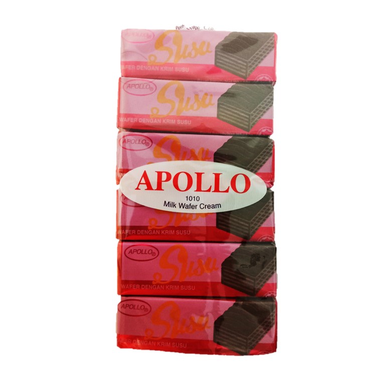 12g x 12pcs Apollo Milk Chocolate / Milk wafer cream [ My foodies King ...
