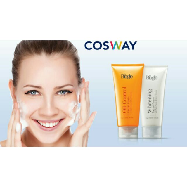 🔥MUST BUY🔥100% AUTHENTIC COSWAY BIOGLO FACIAL FOAM (150G) | Shopee Malaysia