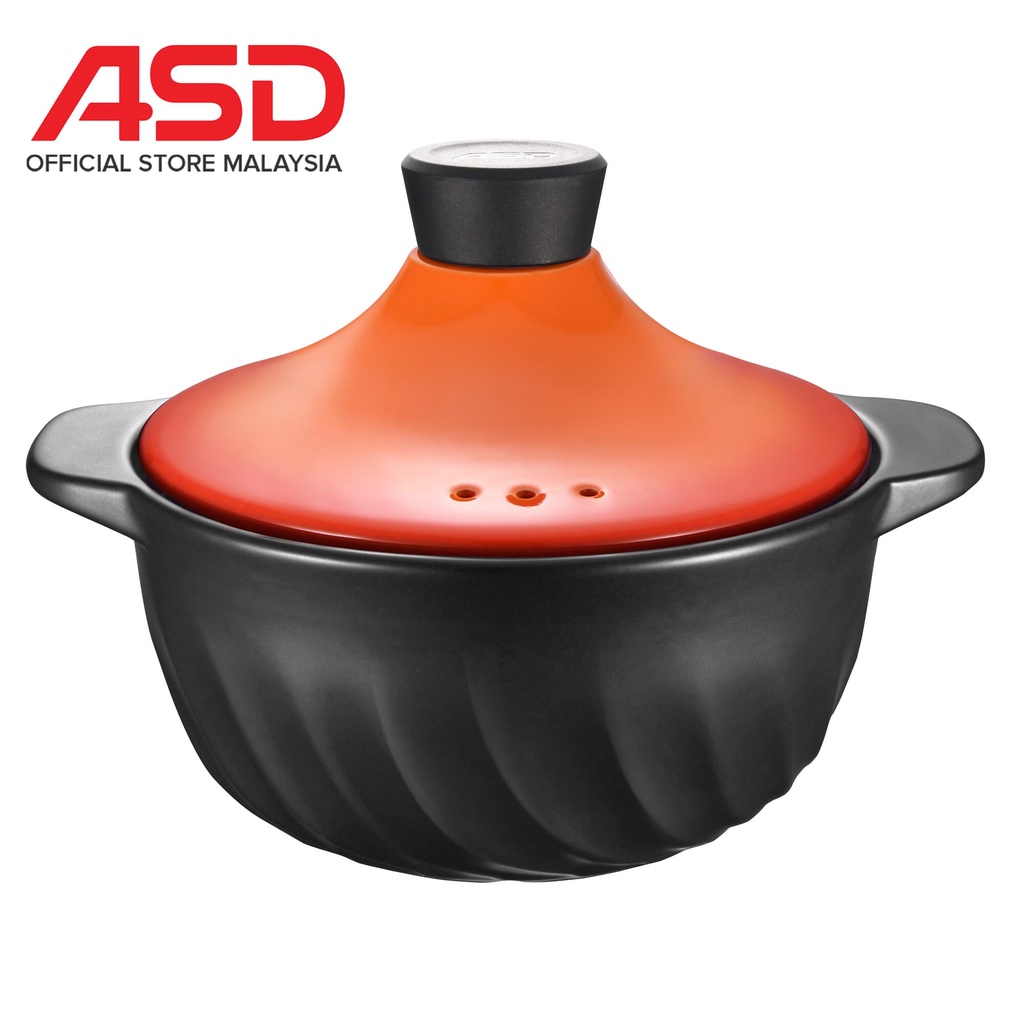 ASD 2500ML Tornado Ceramic Claypot Casserole / Nourishing Claypot ...