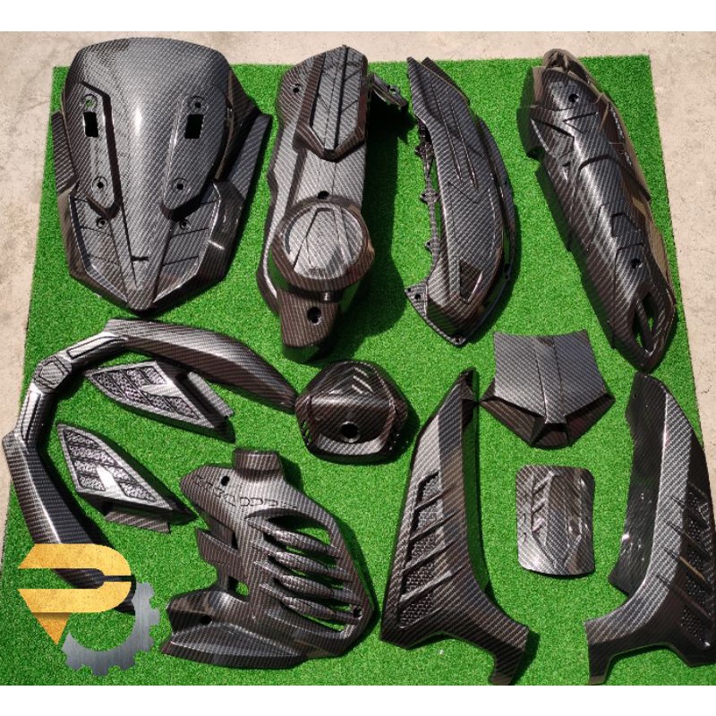 YAMAHA NMAX 155 Carbon Cover Accessories NMAX 2020 Carbon fiber cover ...