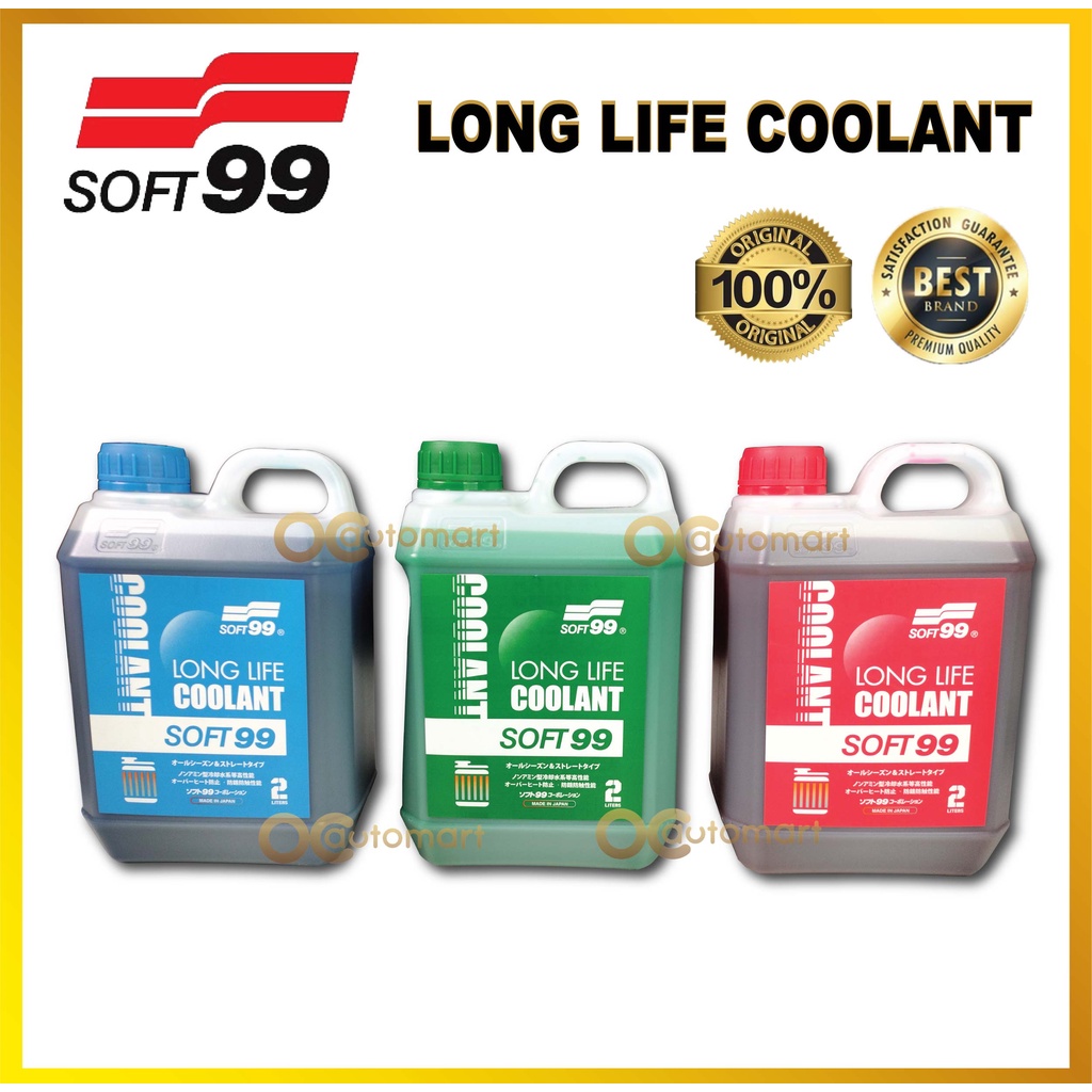 Soft 99 / Soft99 Long Life Coolant 2Liter Made In Japan ( Green / Red ...