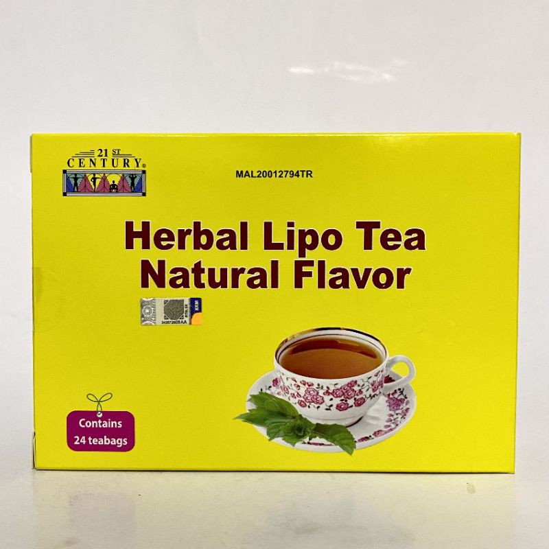 21ST CENTURY Herbal Lipo Tea 24'teabags ( EXP:- 5/2024 ) | Shopee Malaysia