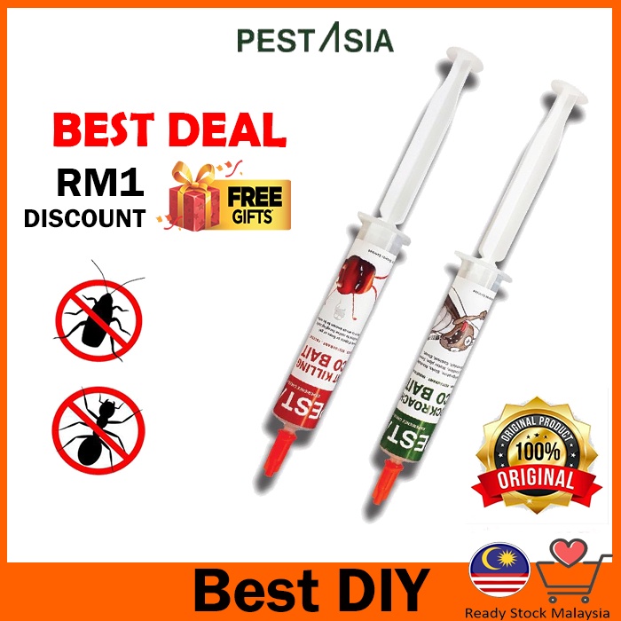 PEST ASIA Ant Killing Eco Bait Ubat Semut Cockroach Lipas Racun Cicak ...