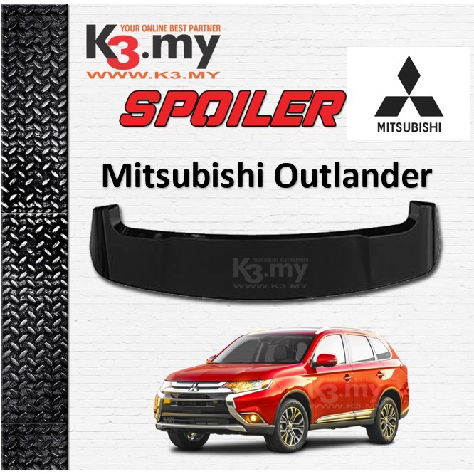 Mitsubishi Outlander OEM Spoiler ( Black ) | Shopee Malaysia