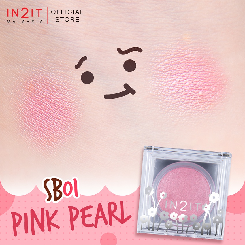 IN2IT Sheer Shimmer Blush 4g (SB) | Shopee Malaysia