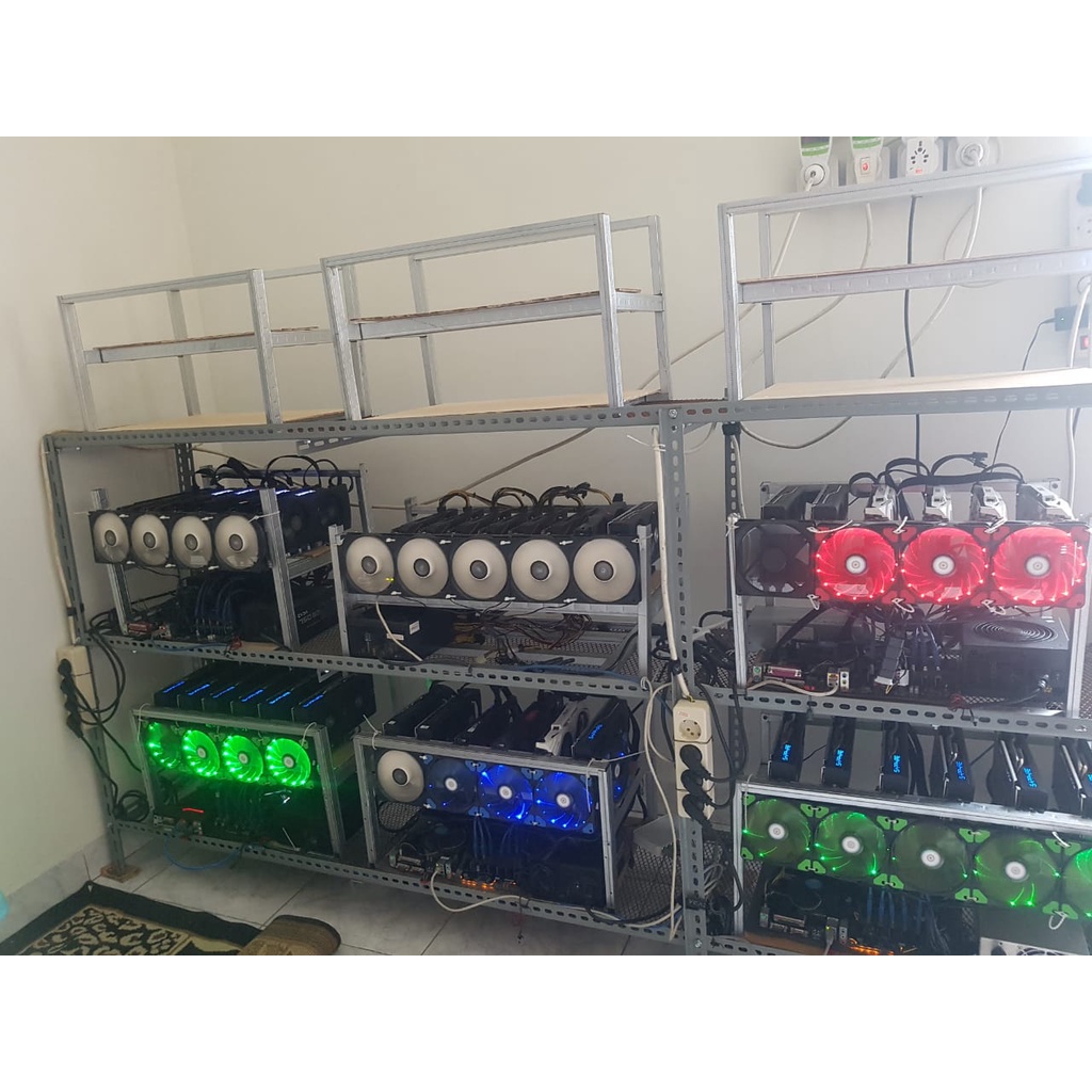 Rig mining (mining shelf) cyrpto can be 6 vga_Mining RIG_Rig VGA_Crypto ...