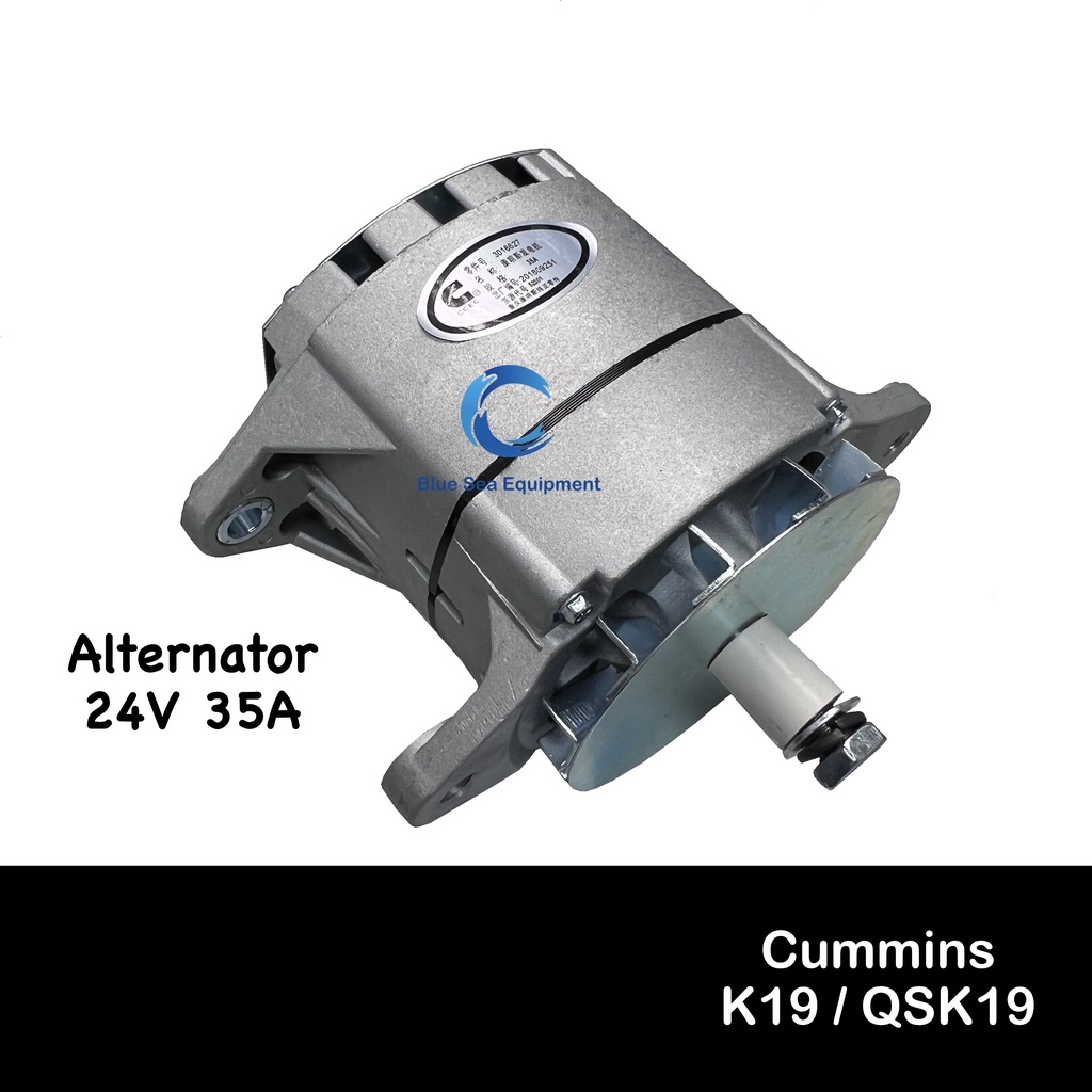 Alternator 24V 35A - 3016627 for Cummins K19 QSK19 Diesel Engine Parts ...