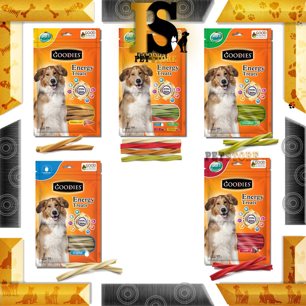 Goodies Dog Energy Treats-Twist Shape 500gm | Shopee Malaysia