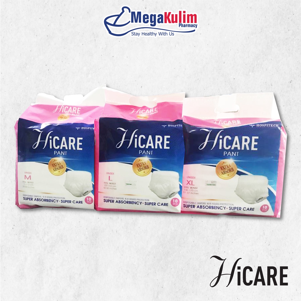 HiCare Adult Pant 10's (Size M/ L/ XL) | Shopee Malaysia