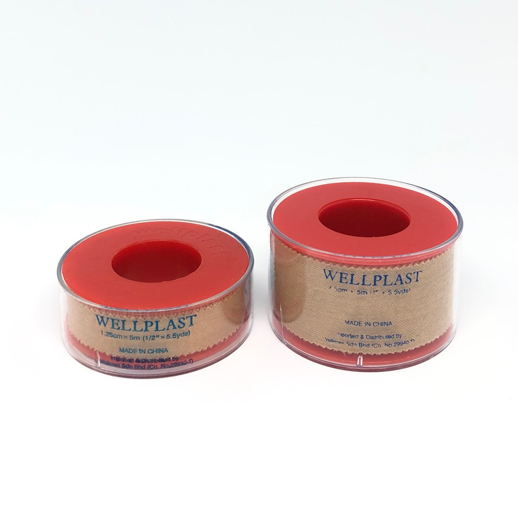 Wellplast Surgical Fabric Tape 5M [1.25cm, 2.5cm, 5.0cm, 7.5cm ...