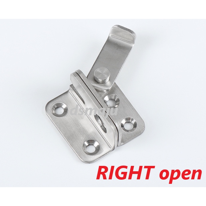 Stainless Steel Left Right Lock Door Swivel Bolt Swing Bolt Security ...