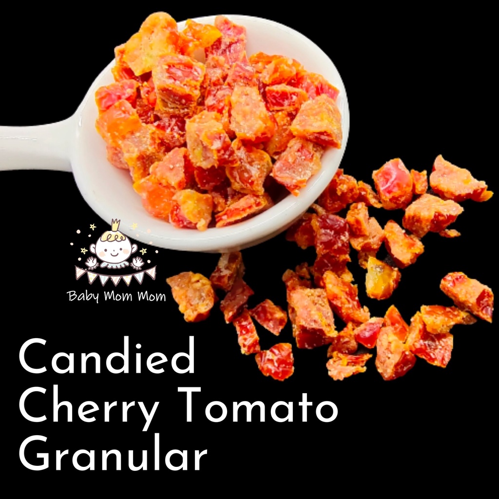 Candied Dried Cherry Tomato Cube Diced| 糖渍圣女果/小西红柿/小番茄粒 Orange Mixed ...