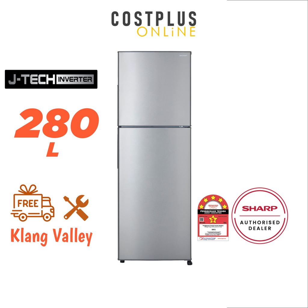 [FREE SHIPPING KLANG VALLEY] Sharp Fridge Refrigerator J-Tech Inverter ...