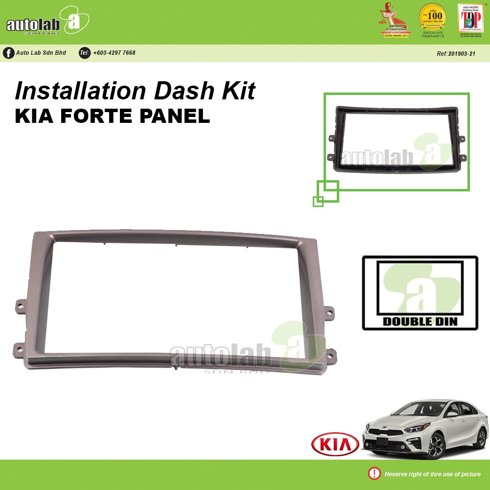 Player Casing Double Din KIA Forte Panel | Shopee Malaysia