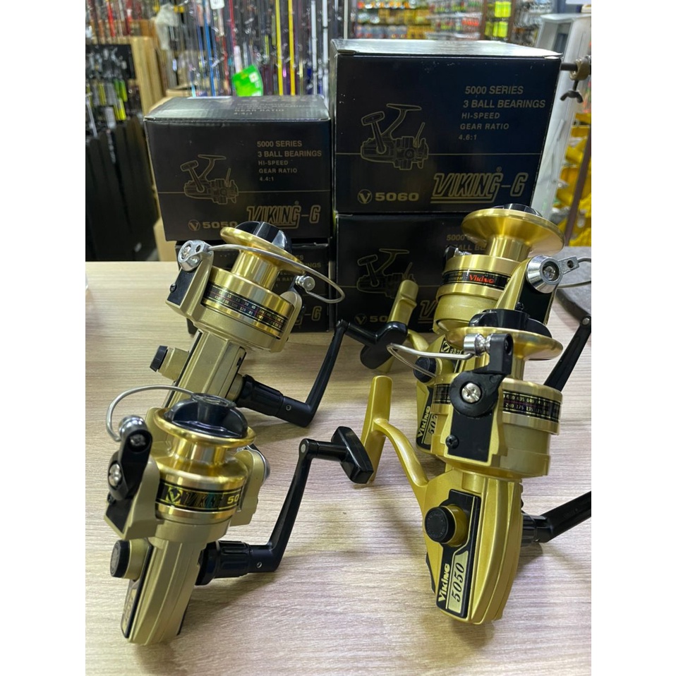 VIKING FISHING REEL GOLD SERIES 3 BALL BEARINGS FULL METAL BODY ...