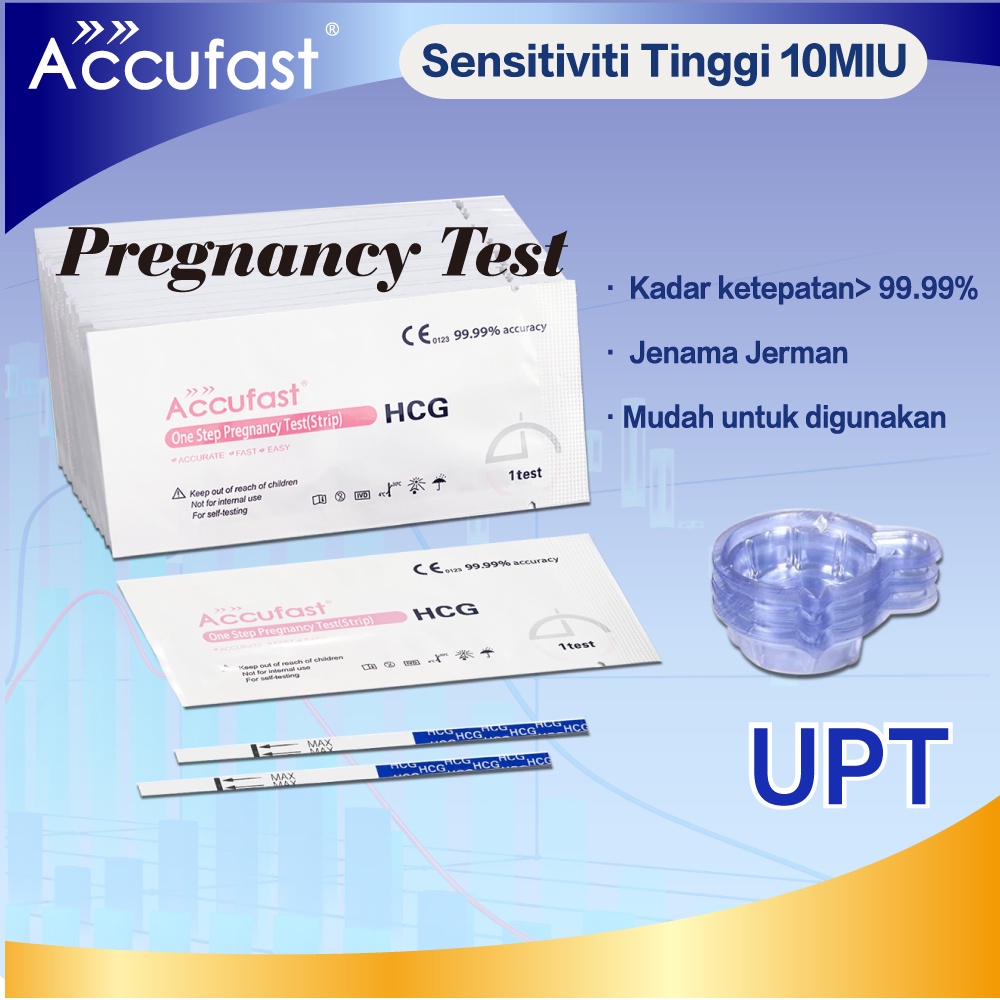 ACCUFAST 1 Pregnancy Weeks Test Kit Pen + 10Pcs Early Pregnancy Strips ...