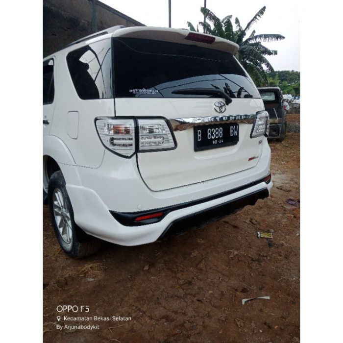 Bodykit Fortuner toyota Fortuner Front / Rear Diffuser trd - pnp, And ...
