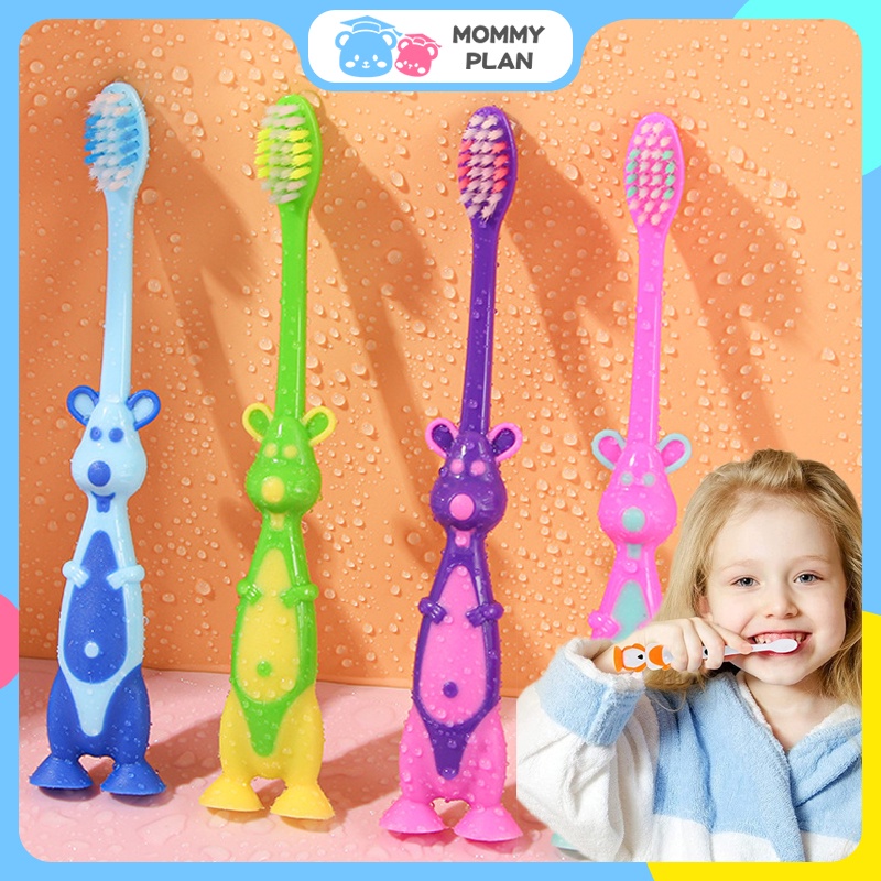 Children's Toothbrush Soft Hair Cartoon Kids Girls Boys Toothbrush 1-12 ...
