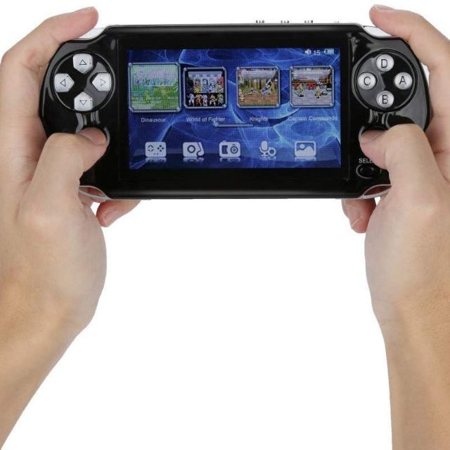 PAP GAMETA 2 Plus Handheld Game Console (Black)64-Bit With MP3 E-book ...