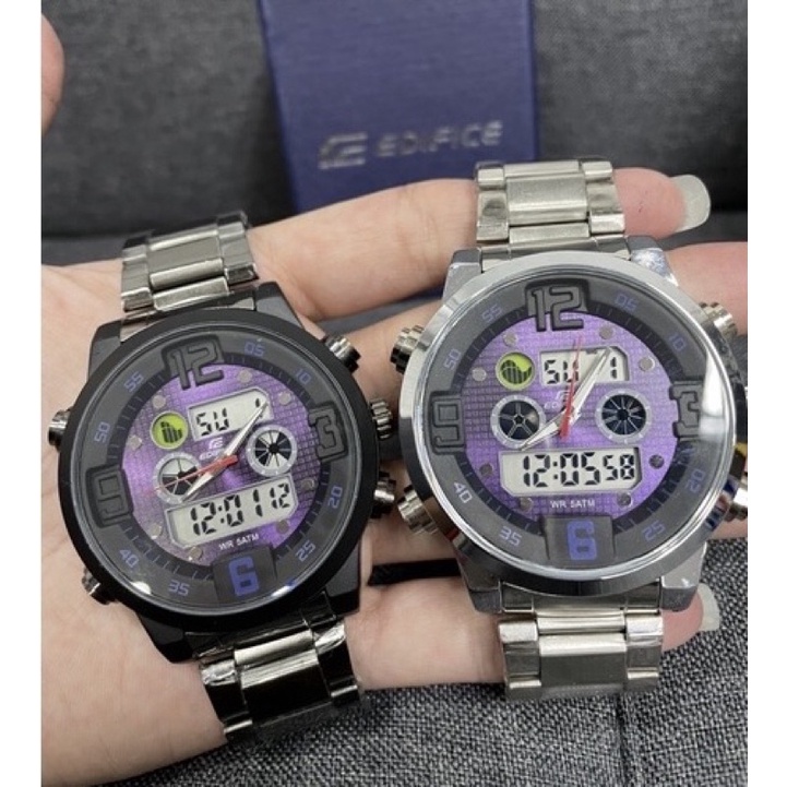 CASIO EDIFICE 🔥RAINBOW LIGHT🔥STEEL （FREE BOX）OFFER PRICE | Shopee Malaysia