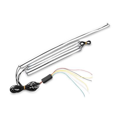 Car LED SMD RGB Color Net Light One Drag Six Atmosphere Lamp (WHITE ...