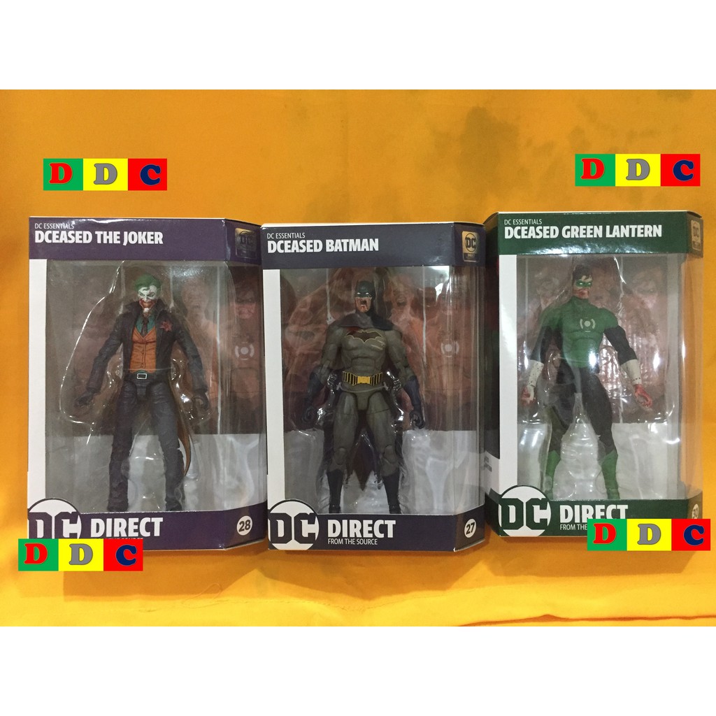 DC Essentials DCEASED Action Figures Set of 3 BATMAN JOKER GREEN ...