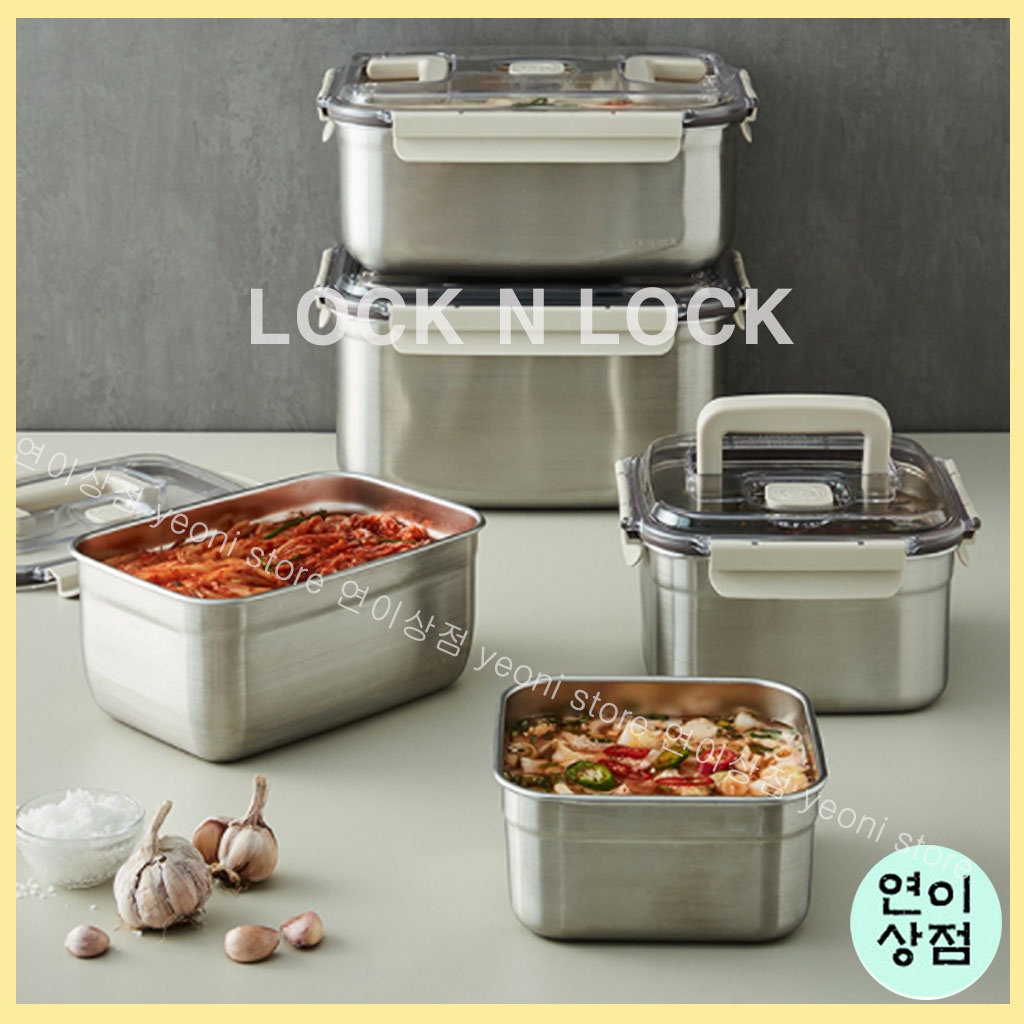 Lock n Lock Lock and Lock breathing kimchi stainless steel container ...