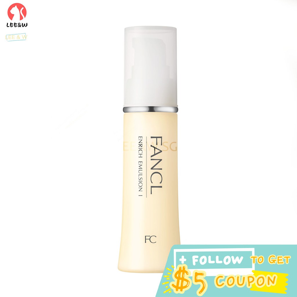FANCL Enrich Emulsion I Revitalizing Enriched Emulsion for Normal to Oily Skin 30ml | Shopee ...