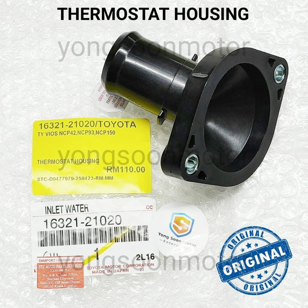 ORIGINAL TOYOTA THERMOSTAT HOUSING 16321-21020 TOYOTA VIOS NCP 42 NCP93 ...