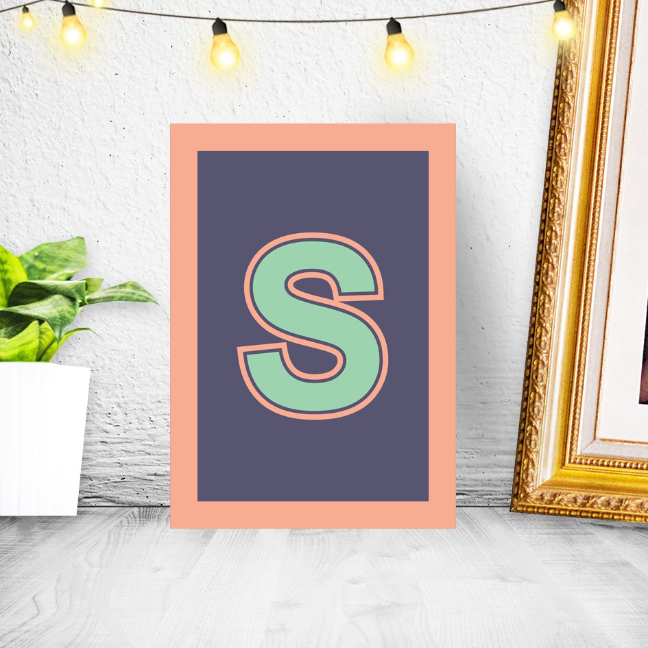 S Alphabet Poster A4 | Shopee Malaysia