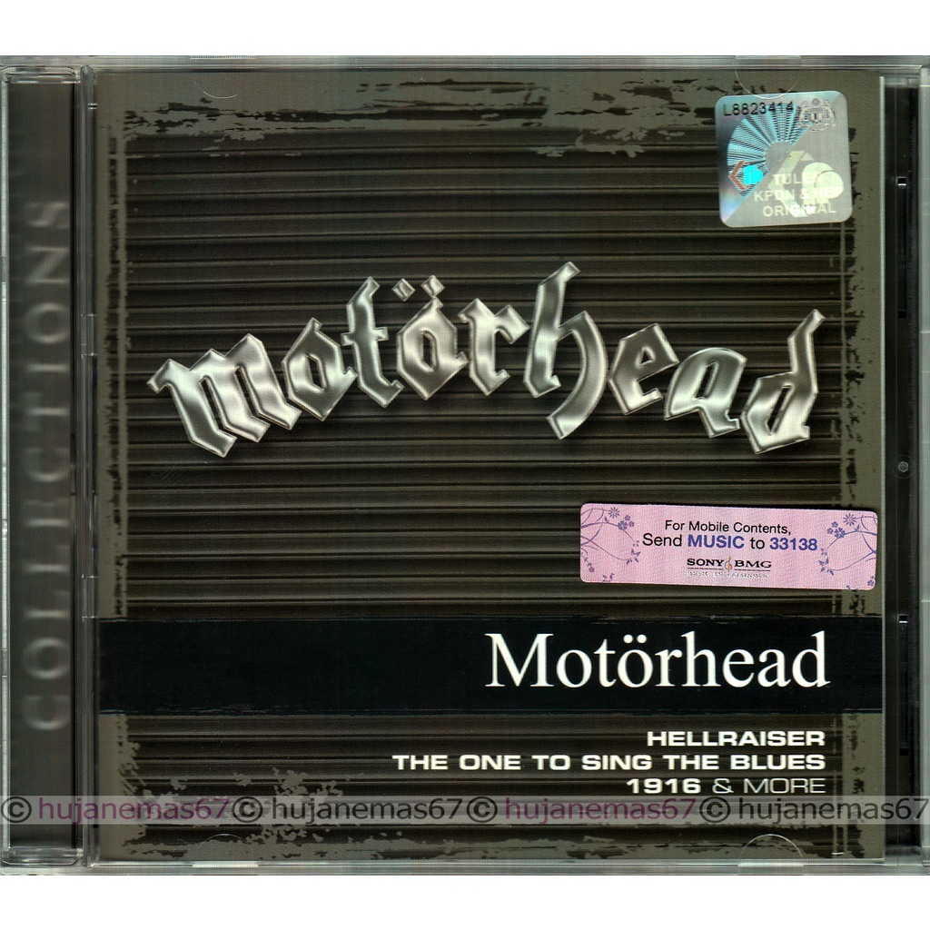 MOTORHEAD - Collections 2007 SONY / BMG MUSIC ORIGINAL CD (SPEED METAL ...