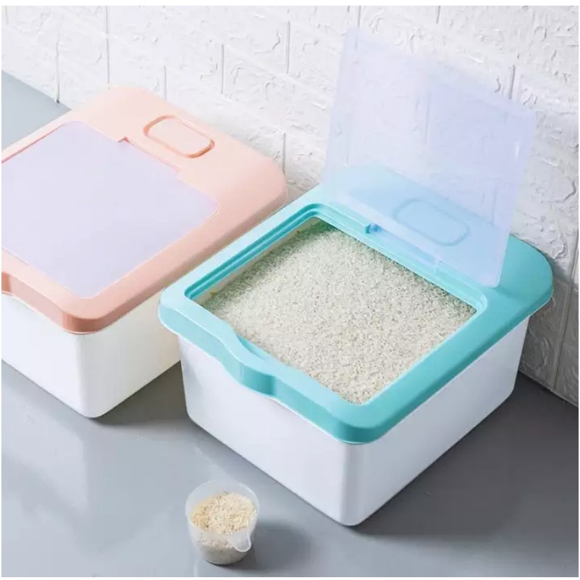 Japanese Style 10kg Rice Box Rice Container with Lid Kitchenware ...