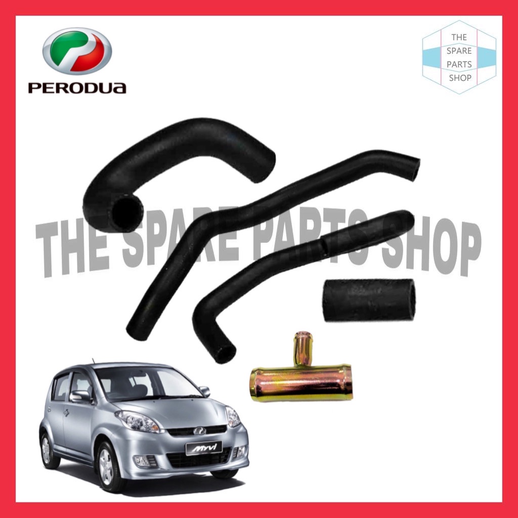 PERODUA MYVI 1.3 WATER BY PASS RADIATOR HOSE T PIPE ORIGINAL | Shopee ...