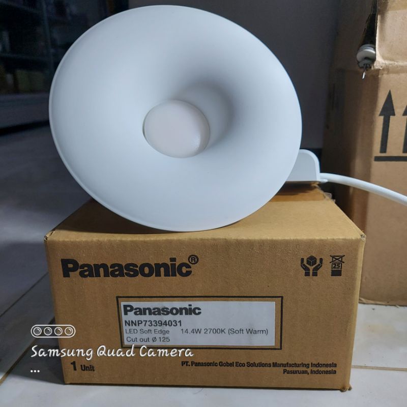 Panasonic LED downlight soft Edge 14,4watt soft warm | Shopee Malaysia