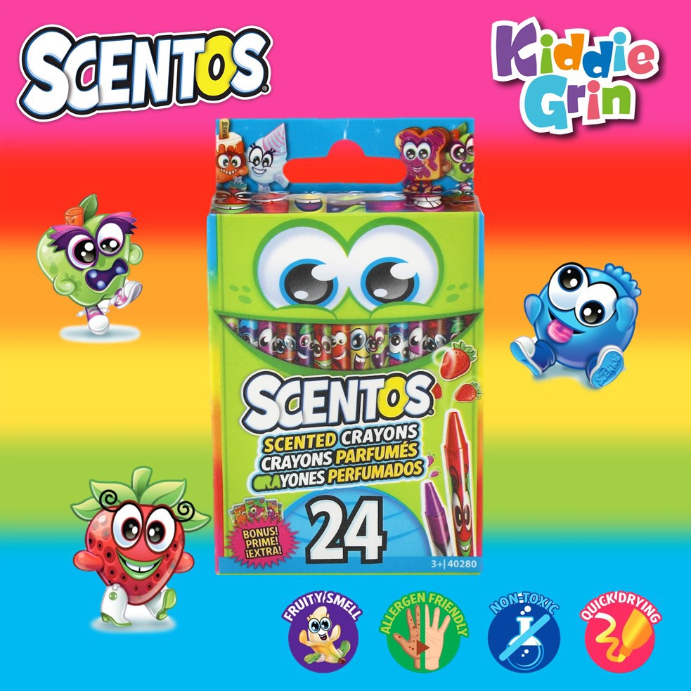 Scentos Scented Crayons - 24pcs | Shopee Malaysia