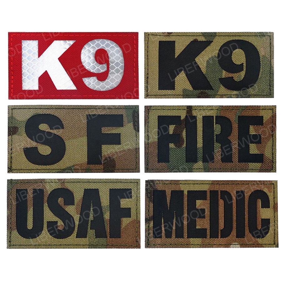 Military special force Multicam Infrared IR patch Reflective MEDIC ...