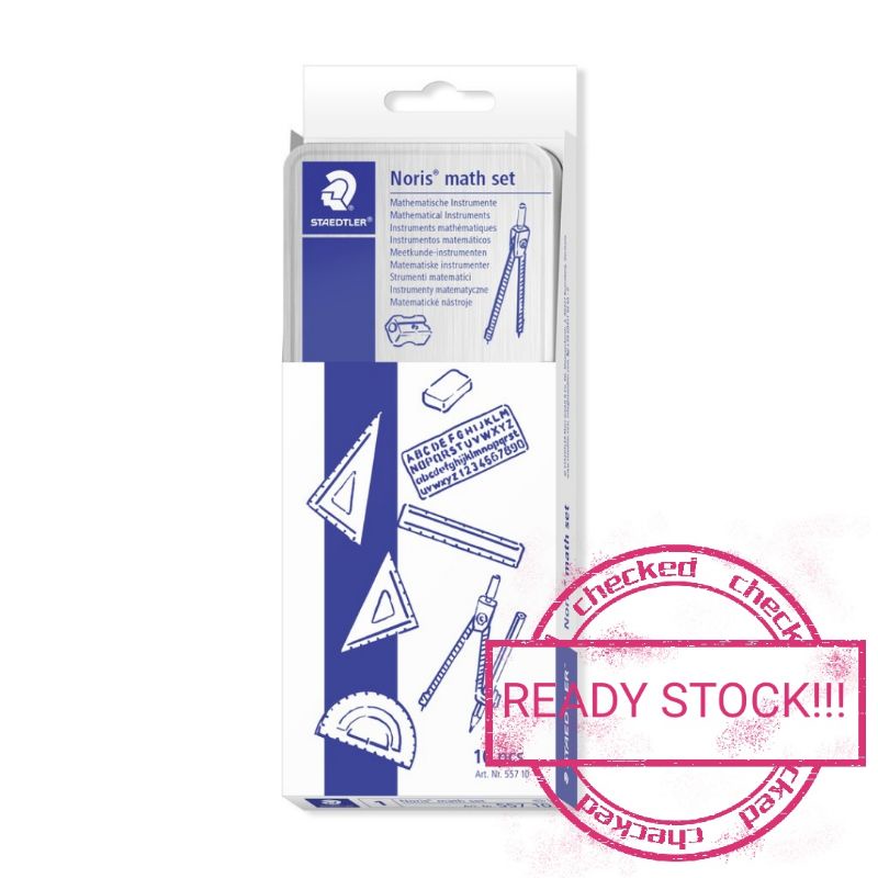 💥READY STOCK!!!💥STAEDTLER NORIS MATH SET GEOMETRI JANGKA LUKIS | Shopee ...
