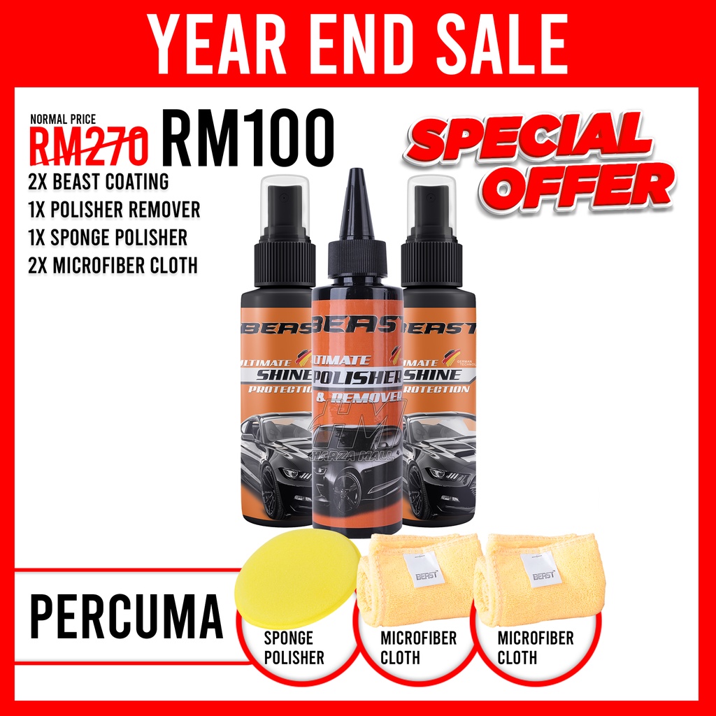 [ 100% ORIGINAL ] BEAST COATING PENGILAT KERETA MELINDUNG KERETA ...