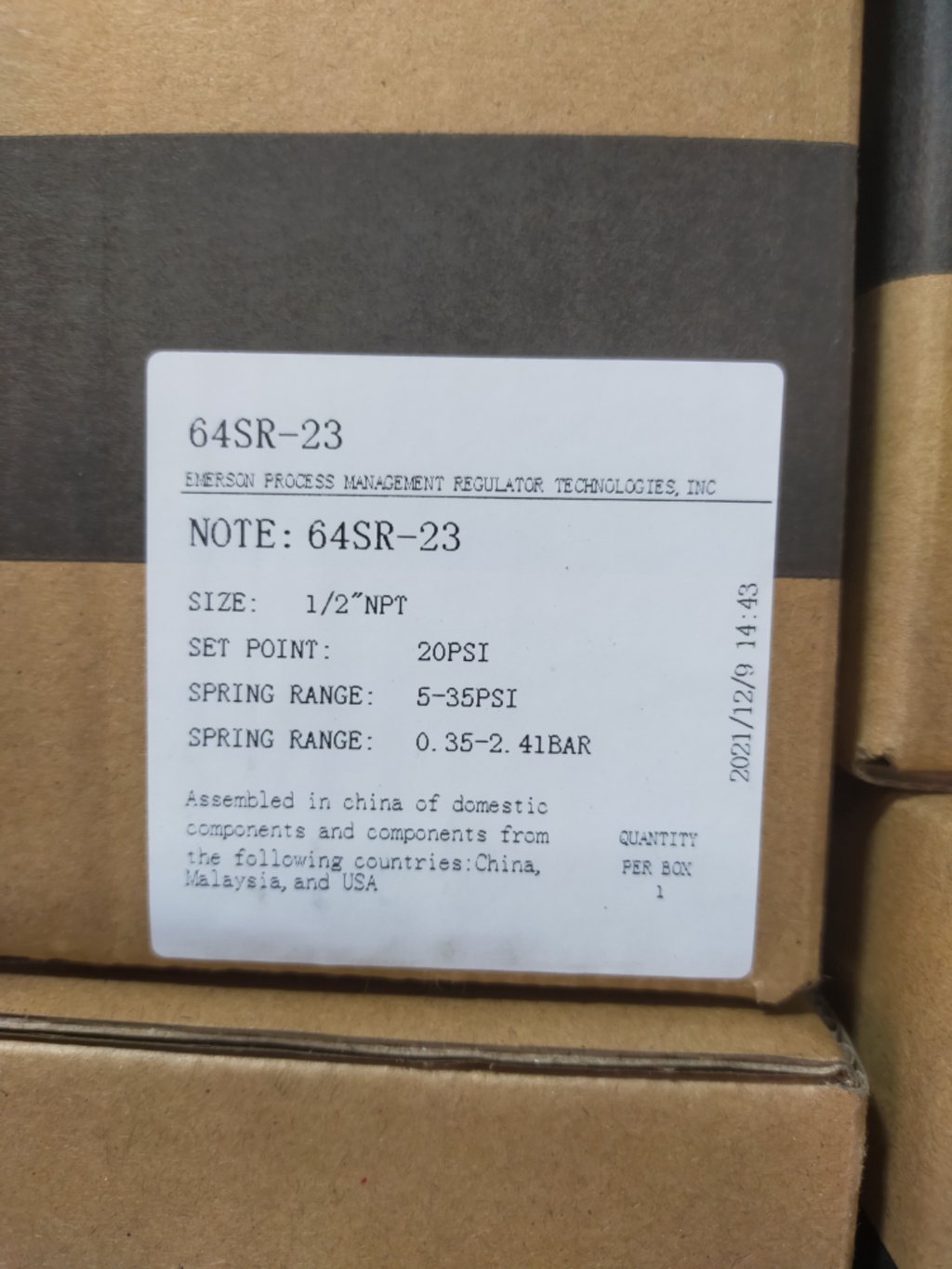 FISHER HIGH PRESSURE FIRST STAGE REGULATOR/64&67 SERIES | Shopee Malaysia