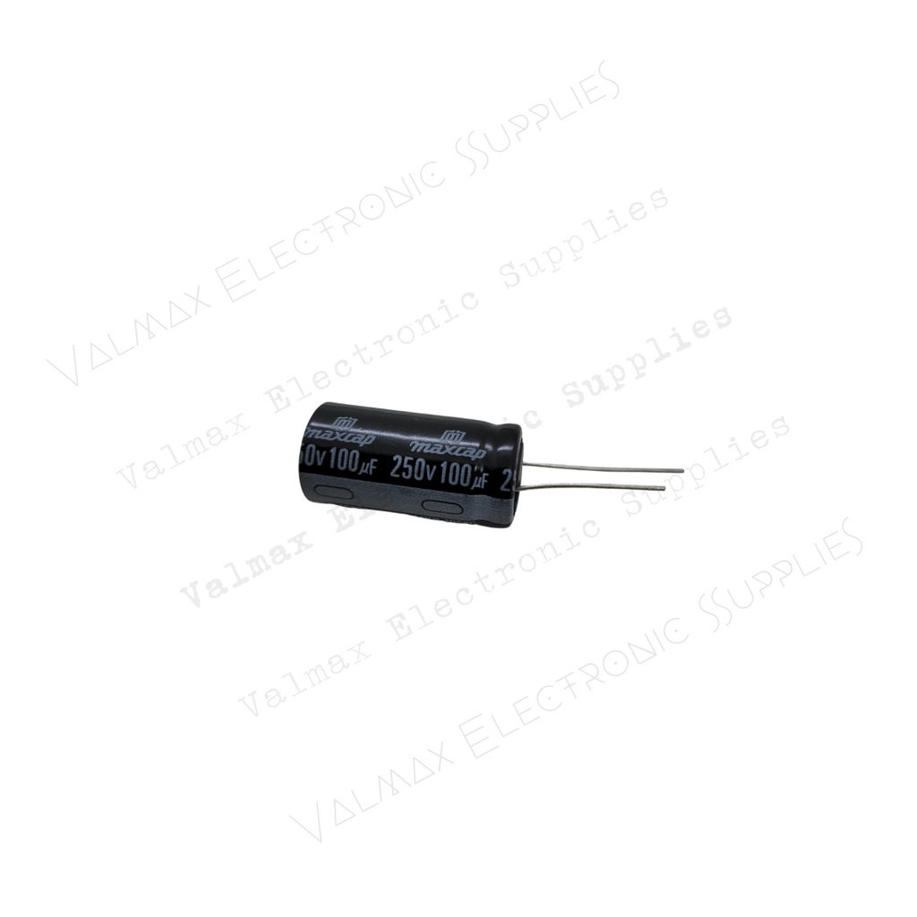 Electrolytic Capacitor Maxcap Ecap 100uF 250V 电解电容器 | Shopee Malaysia