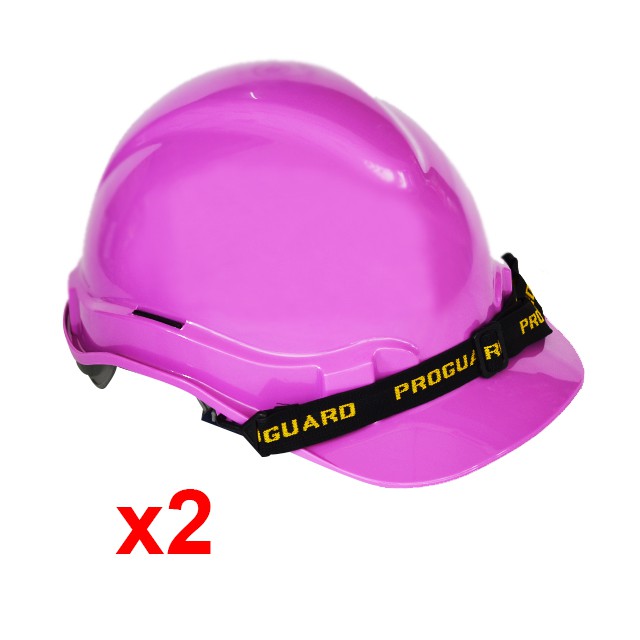 PROGUARD 2-Pcs Industrial Safety Helmet (Purple) | Shopee Malaysia