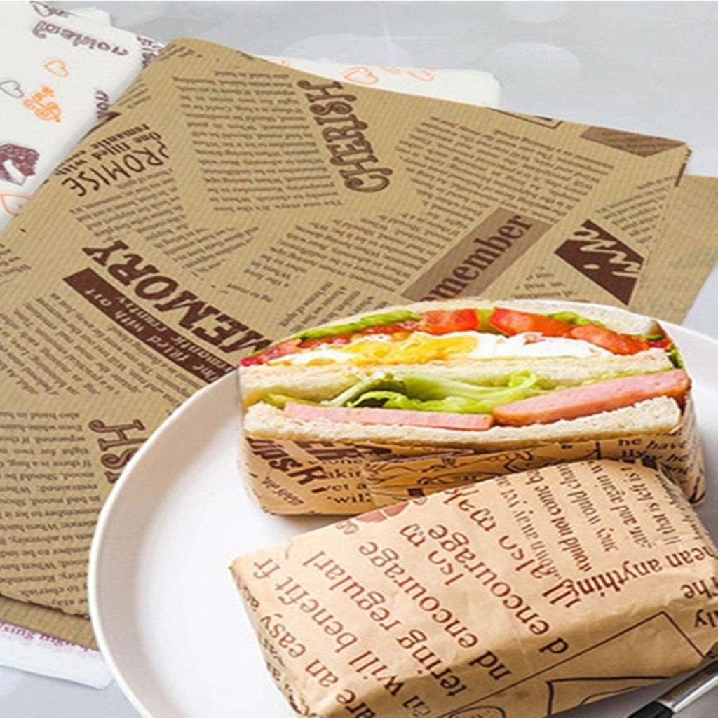 5M Non-stick baking paper Food Grade Bread Sandwich Burger Fries ...