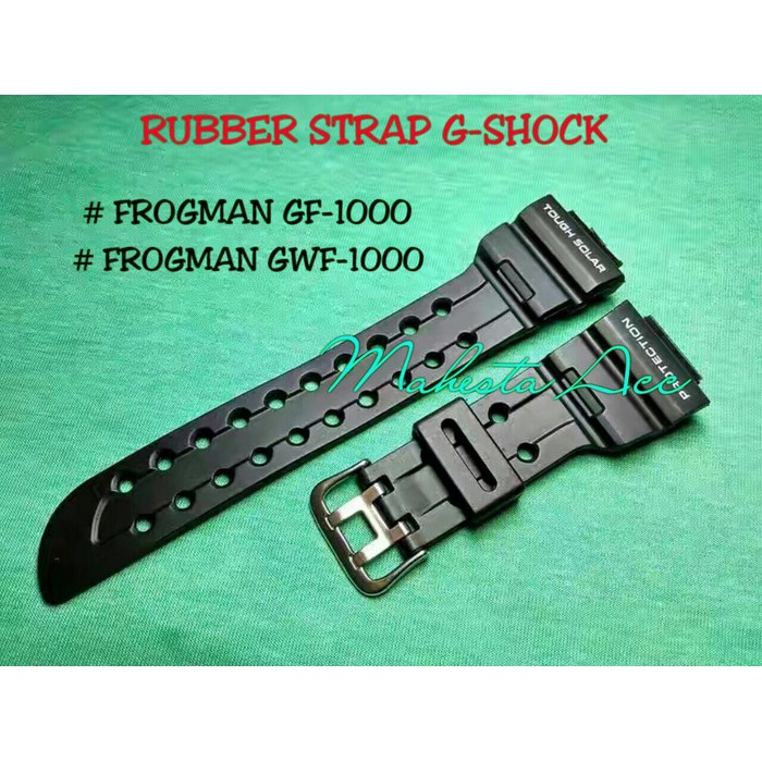 Casio FROGMAN GWF1000 Rubber Watch Strap/GWF1000 Watch Strap | Shopee ...