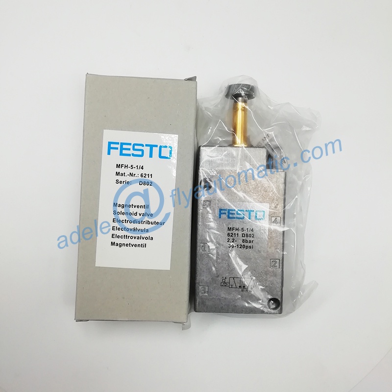 MFH-5-1/4 6211 MFH-5-1/8 9982 Festo 5/2-ways pneumatic valve Tiger ...