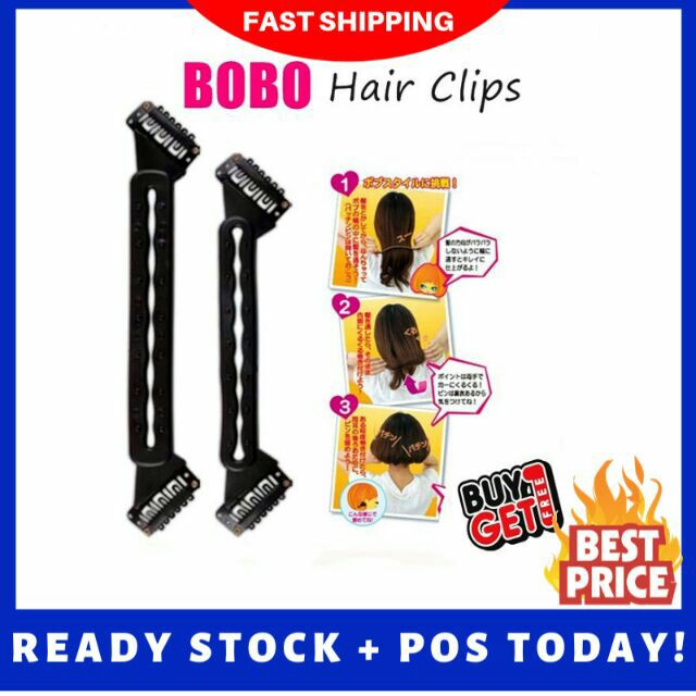 Bobo Hair Clips Set ( Buy 1 Get 1 Free) | Shopee Malaysia