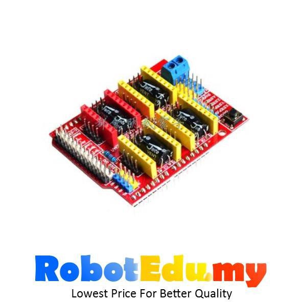 UNO A4988 Stepper Driver CNC Shield V3 - 3D Printer Shield for Arduino ...