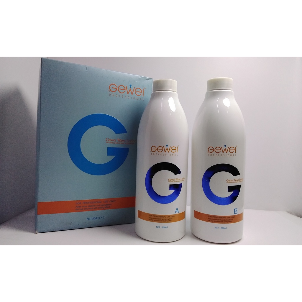 Gewei Wave Lotion 800ml x 2 (Rebonding Cream) | Shopee Malaysia