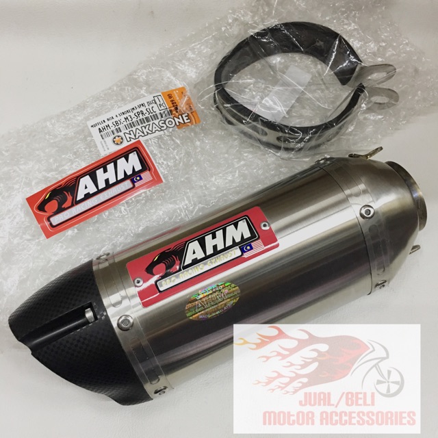 Muffler Box 4 Stroke M3 Spr AHM joint 51mm | Shopee Malaysia